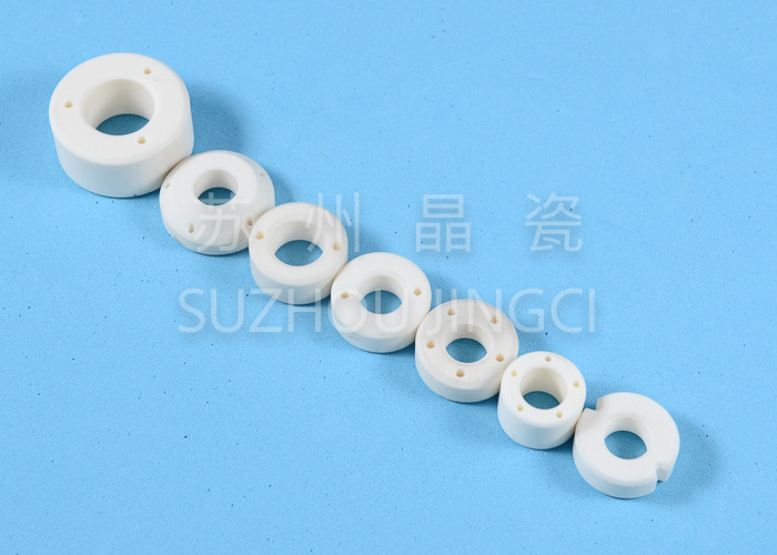 Non - Metallic White Alumina Bearings Low Density With Wear Resistance